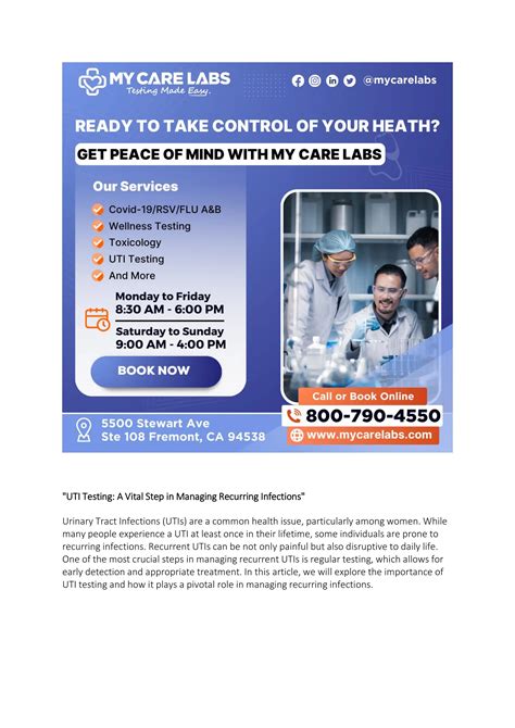 A Urinary Tract Infection Uti Testing Pdf