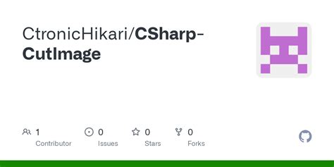 Github Ctronichikaricsharp Cutimage