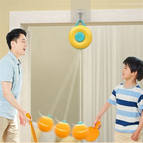 걸이식 탁구 트레이너 손 눈 조정 탁구 부모 자녀 상호 작용 실내 걸이식 탁구 패들 Aliexpress