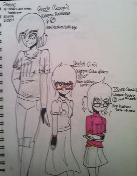 Steven Universe Geode Peridot And Topaz By Of Wolves And Roses On Deviantart