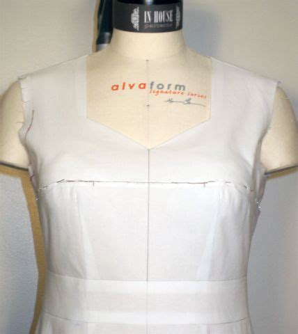 Fitting For Length Adjustments And Determining Bust Waist And Hip Position In House Patterns