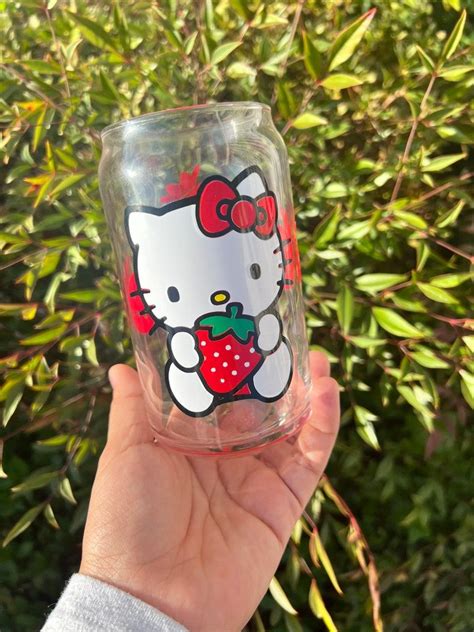 Hello Kitty Glass Coffee Cup At Andrew Kramer Blog