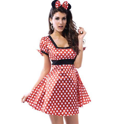 Adult Mickey Mouse Costume Sexy Mickey Mouse Apparel Party Costume Pcs