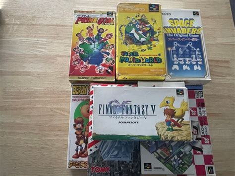 Nintendo Super Famicom Japanese Snes 13 Games Japanese Retro Collection Lot 2 Video