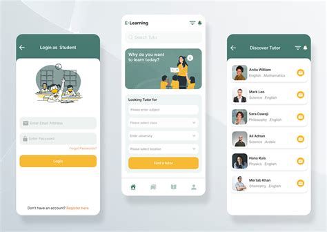 E Learning App Ui Challenge On Behance E Learning App Ui Challenge On Behance