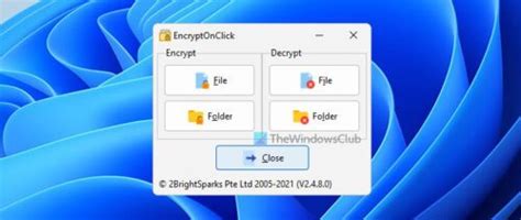 Encrypt Your Files With A Click Using Encryptonclick For Windows 1110