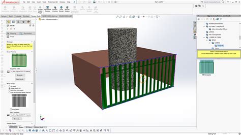 How Do I Make A Mesh Material With Holes I Can See Through When I Render Grabcad Groups