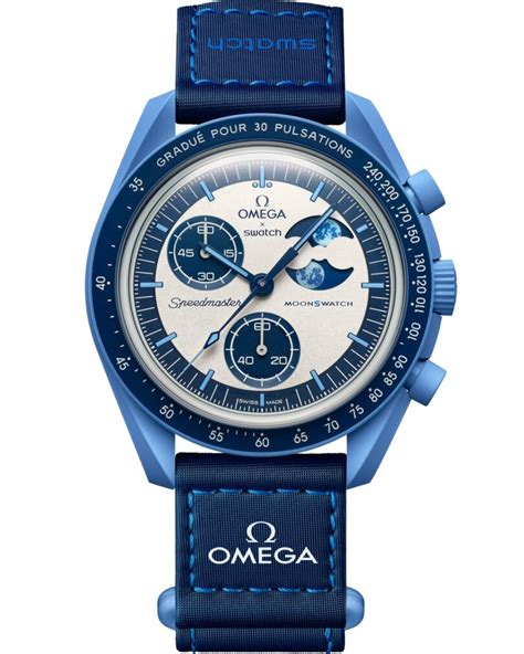 New Release Omega X Swatch Moonswatch Mission To The Super Blue Moonphase Watch Ablogtowatch