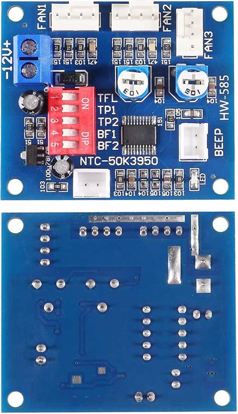 Dc12v 4 Wire Pwm Pc Fan Temperature Control Manumotive Fan Speed Controller Module Cpu High