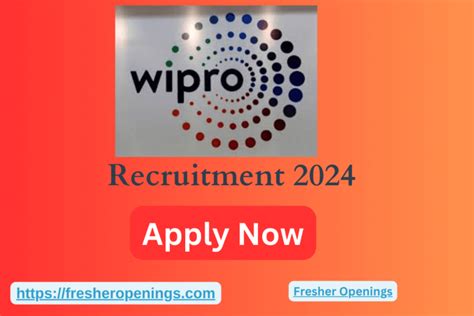 Wipro Off Campus Job Drive 2024 Hiring Urgently Joiners