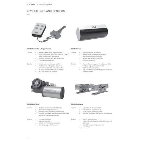 Jual Dorma Es 68 Automatic Sliding Double Door Shopee Indonesia