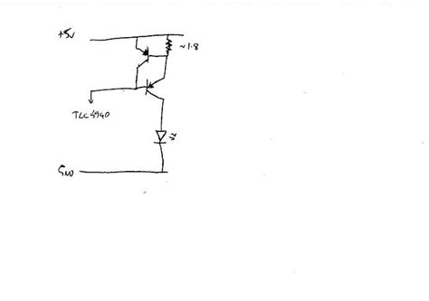 TLC5940 High Current Keep The Constant Current Sink Looking For
