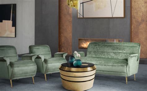 5 Gorgeous Living Room Designs Using A Velvet Sofa