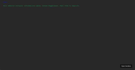 Application Codesandbox