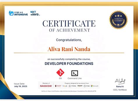 aliva rani nanda on linkedin ccbp nxtwave nxtwaverahulattuluri developpementweb happycoding