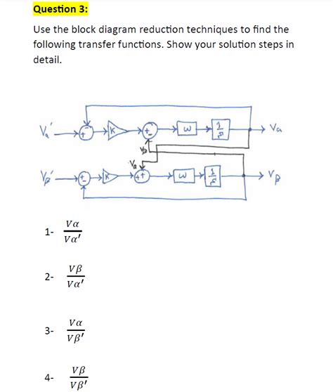 Solved Question 3use The Block Diagram Reduction Techniques