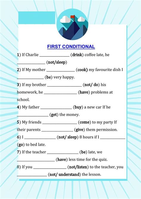 First Conditional Worksheet Live Worksheets 59 Off
