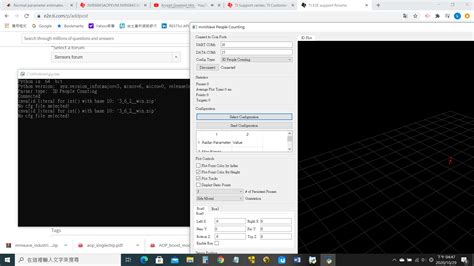 Ccsiwr6843aopevm Lab People Counting Visualizer Problem Sensors Forum Sensors Ti E2e