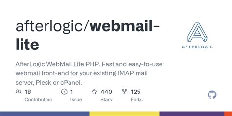 Github Afterlogicwebmail Lite Afterlogic Webmail Lite Php Fast And Easy To Use Webmail