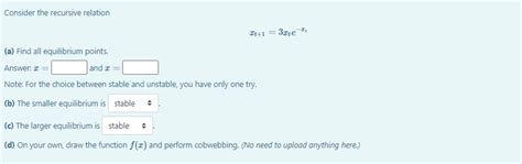Solved Consider The Recursive Relation It T Where Chegg
