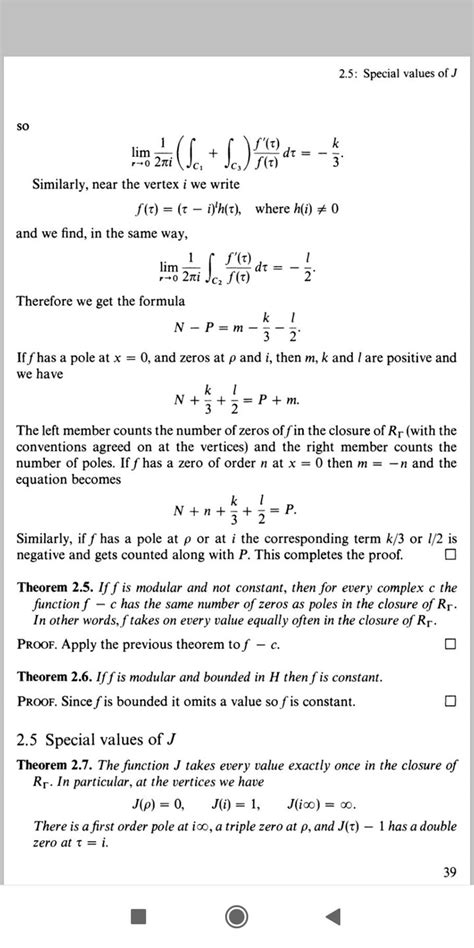 Doubts In Proof Of A Theorem Related To Modular Functions From Tom