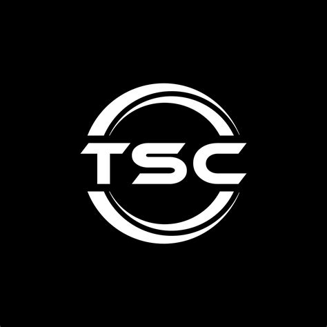 Tsc Letter Logo Design In Illustration Vector Logo Calligraphy