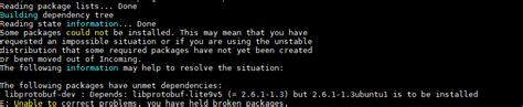 Failed Install Have Unmet Dependencies · Issue 6212 · Protocolbuffersprotobuf · Github