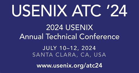 Usenix Atc 24 Program At A Glance Usenix