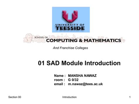 Sad Module Introduction Systems Analysis And Design