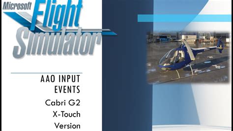 msfs input events using the x touch mini controller youtube