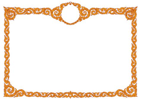 กรอบลายไทย