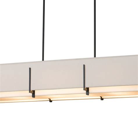 Exos Long Rectangular Pendant Lightblack Natural Anna