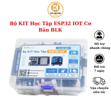 Bộ Kit Học Tập Esp32 Iot Cơ Bản Kholinhkien Shopee Việt Nam