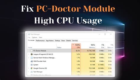 Fix PC Doctor Module High CPU Usage Quick Solution