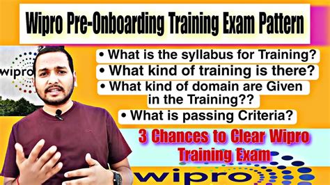Wipro Training Exam Pattern And Selection 2023 How Many Attempts In