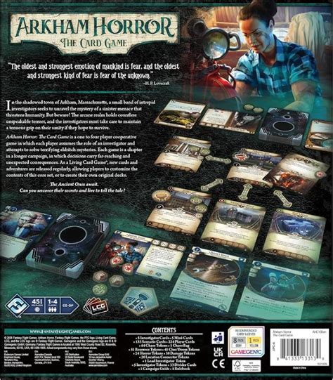 Arkham Horror The Card Game Core Set Jogo Cooperativo De Cartas Pré