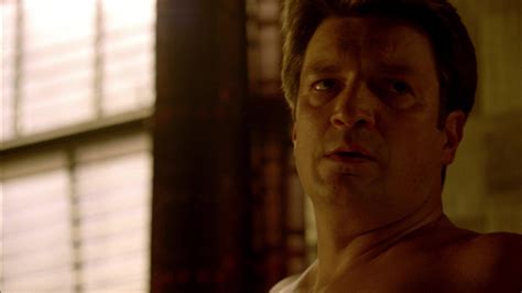 Auscaps Nathan Fillion Shirtless In Castle After The Storm