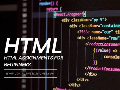 Html Practical Assignment Html Assignments For Students With Code