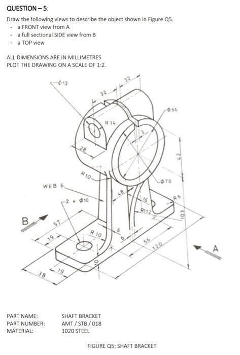 Solved Can You Please Draw The Following Object By AutoCAD Chegg