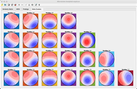 Meta Microstate Template Maps” Obtained After Clustering Across The