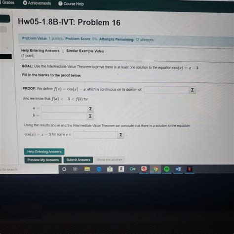 Solved Grades Achievements Course Help Hw05 18b Ivt