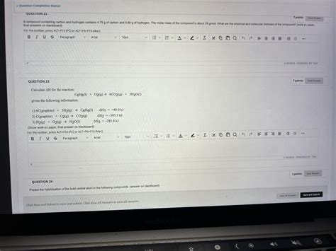 Solved 7 Points Final Answers On Blackboard Question 23 7