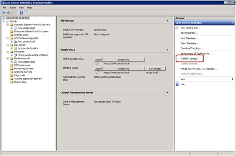 Step By Step Microsoft Lync 2010 Consolidated Standard Server Install