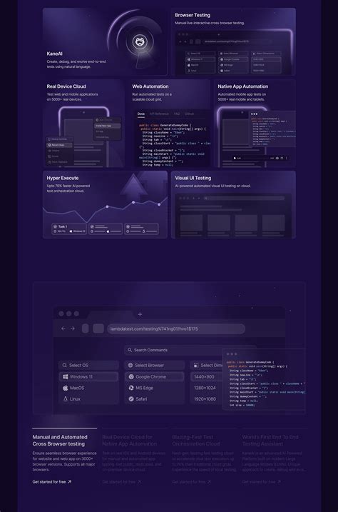 Lambdatest Saas Website Redesign UI UX Case Study Behance