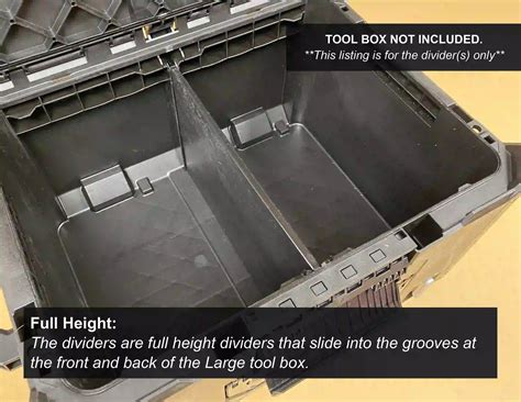 Divider For Toughbuilt Stacktech Large Tool Box Toolscase Not Inclu Divider For Toughbuilt Stacktech Large Tool Box Toolscase Not Inclu
