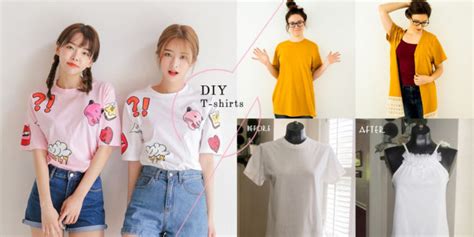 ล้ำสุด 15 วิธี Diy เสื้อยืดตัวเก่า ให้กลับมาสวยนำเทรนด์เหมือนซื้อใหม่