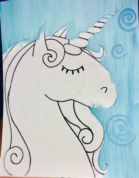 How To Paint A Rainbow Unicorn Easy Step By Step Painting