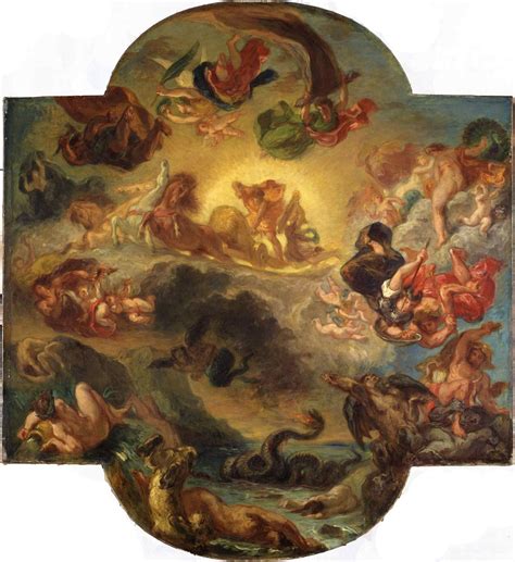 Apollo Victorious Over The Serpent Python C 1853