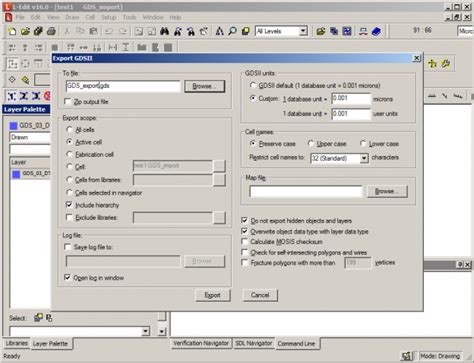 L Edit Export Gds File How To Deparkes