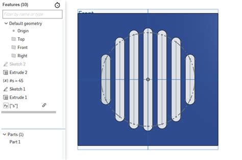 Pattern To Follow A Shape For Length — Onshape